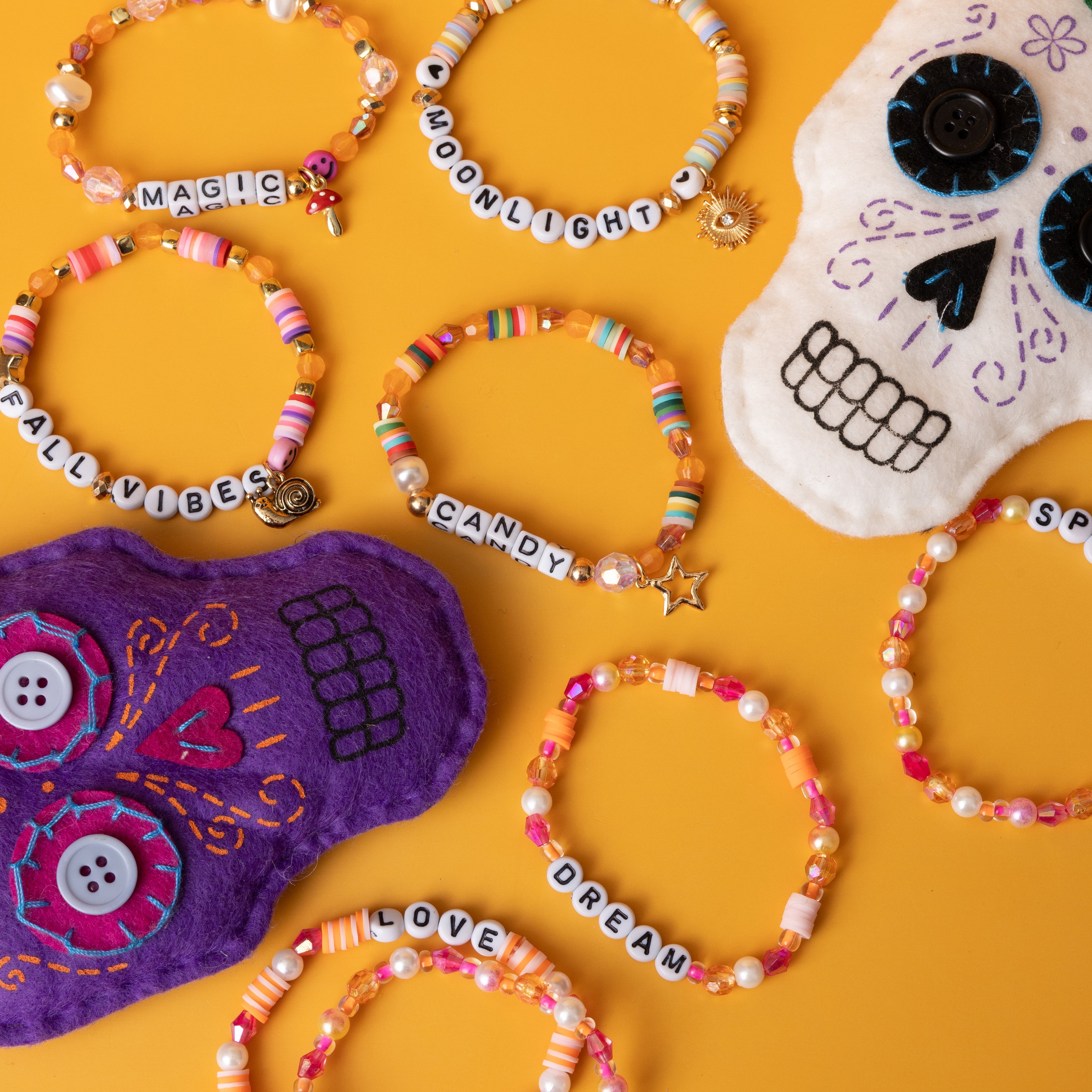 Spooky & Stylish: DIY Halloween Letter Bead Bracelets – Jewelry Made by Me