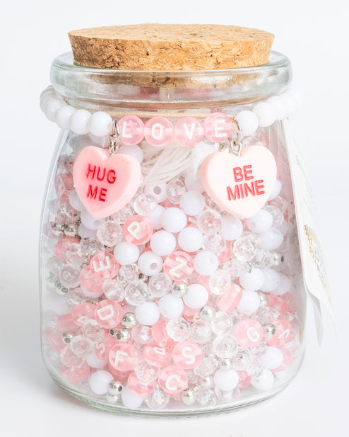 Valentine's Day DIY, Kits, Beaded Word Bracelets, Gifts, & Decor ...