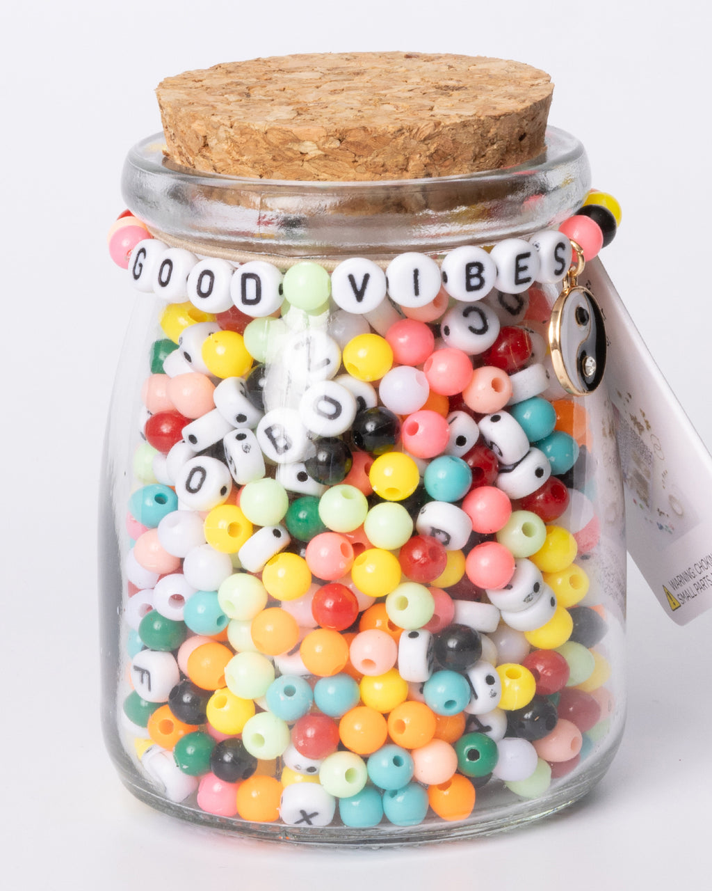 Good Vibes Yin Yang Charm DIY Letter Bead Jar – Jewelry Made by Me