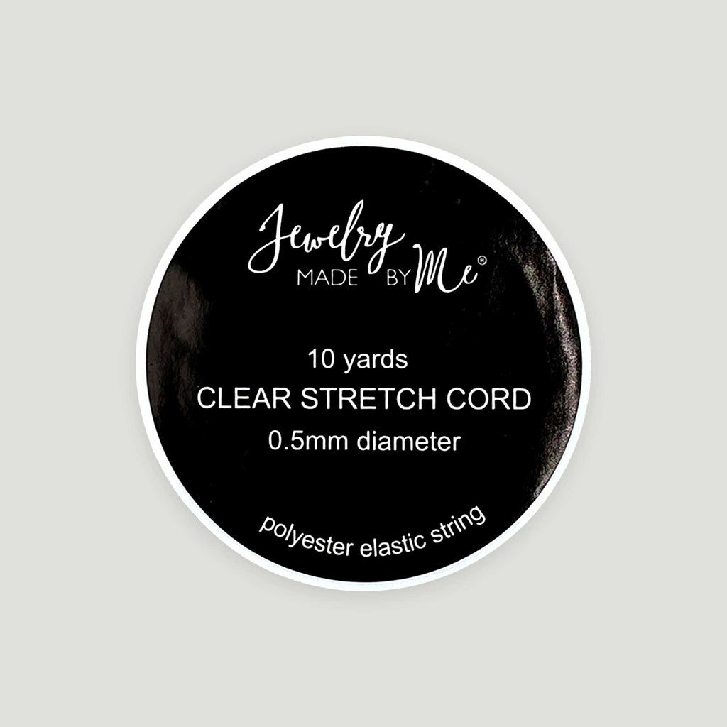 Clear Stretch Cord 0.5mm 10yds – Jewelry Made by Me