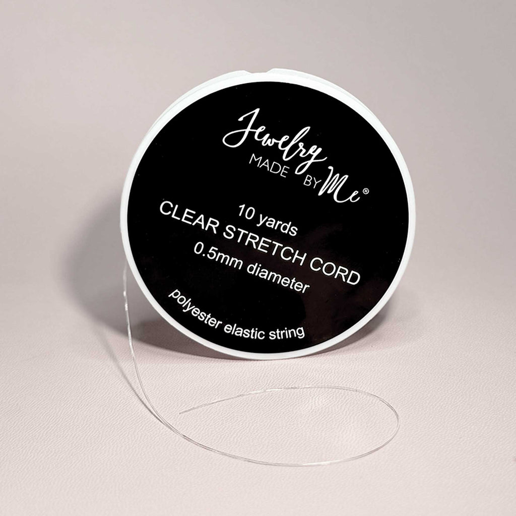 Clear Stretch Cord 0.5mm 10yds – Jewelry Made by Me