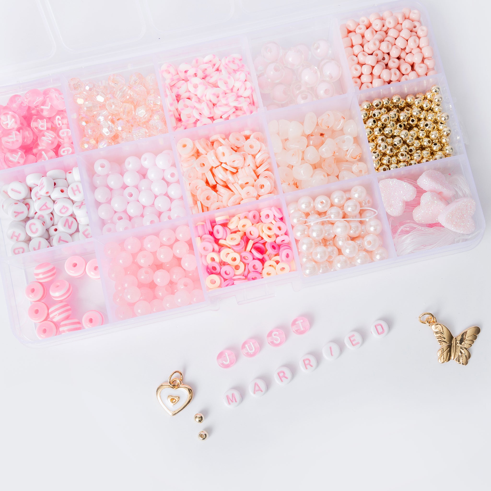 Pinkest Pink Bead Box – Jewelry Made by Me