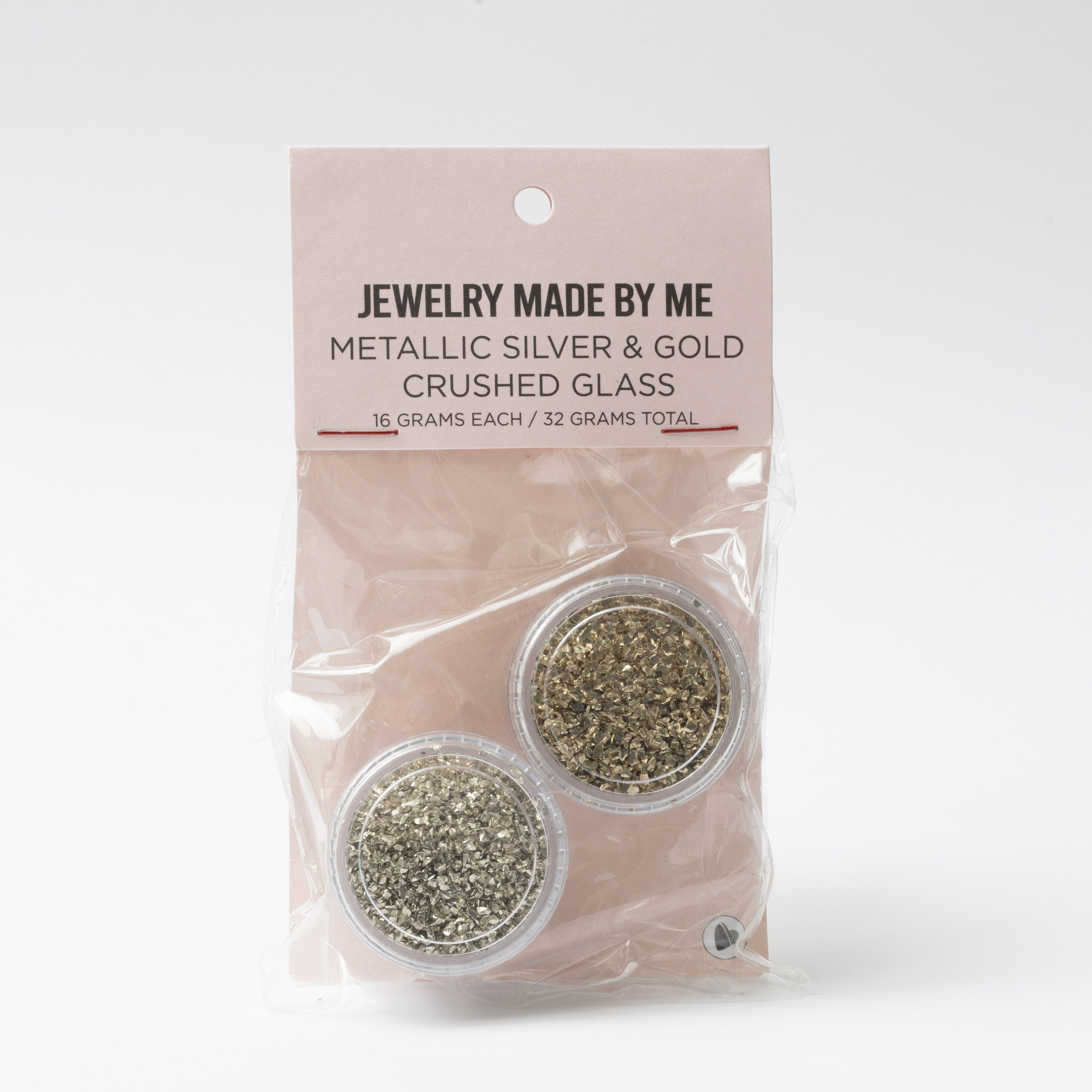 Silver & Gold Toned Crushed Glass Inclusions – Jewelry Made by Me