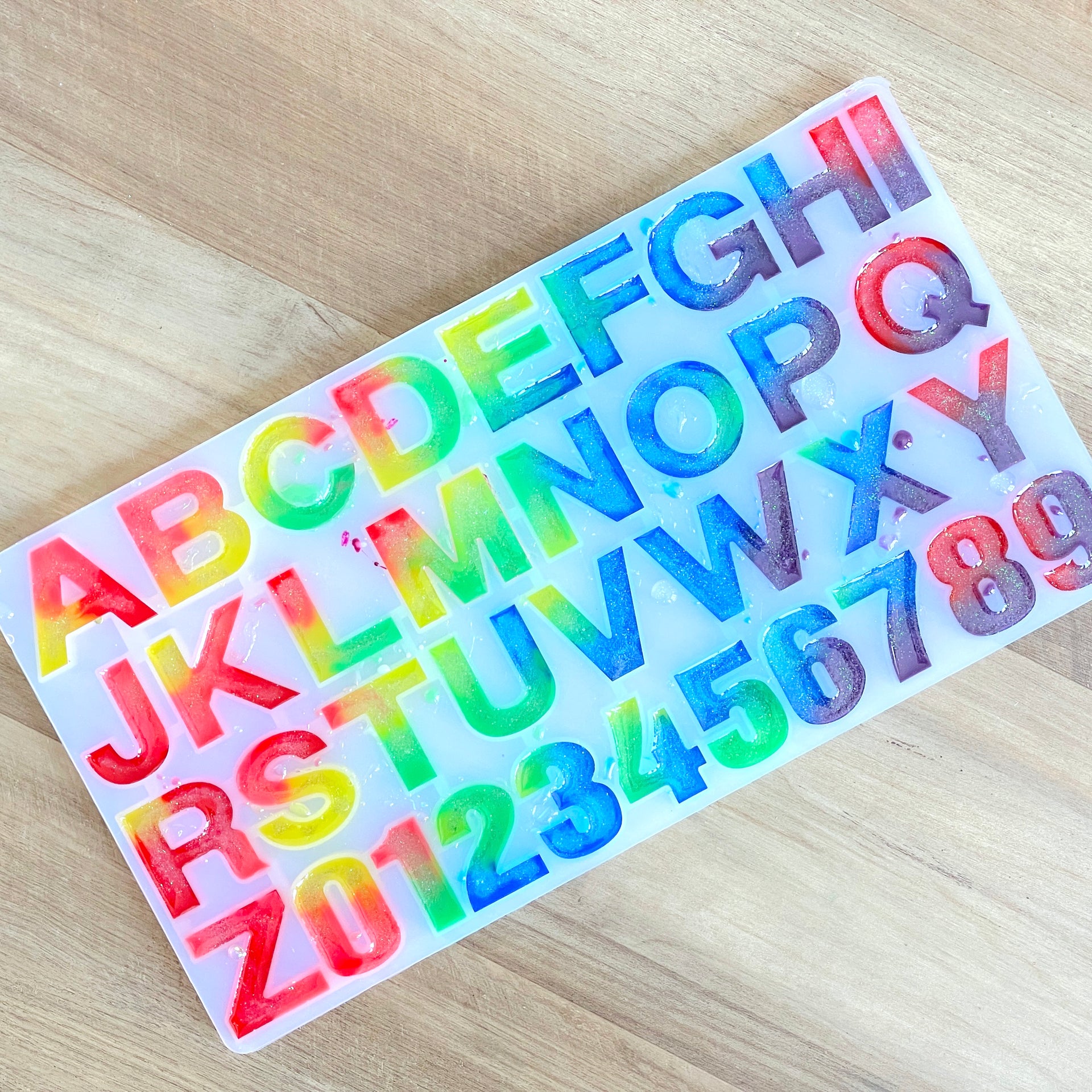 Large Alphabet Silicone Mold – Jewelry Made by Me
